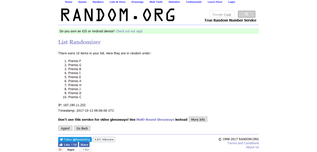 Dinamica Sorteo - Revista Tech MX